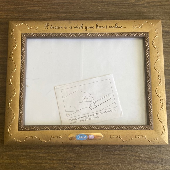 Disney | Accents | Original Disney Cinderella Picture Frame New | Poshmark